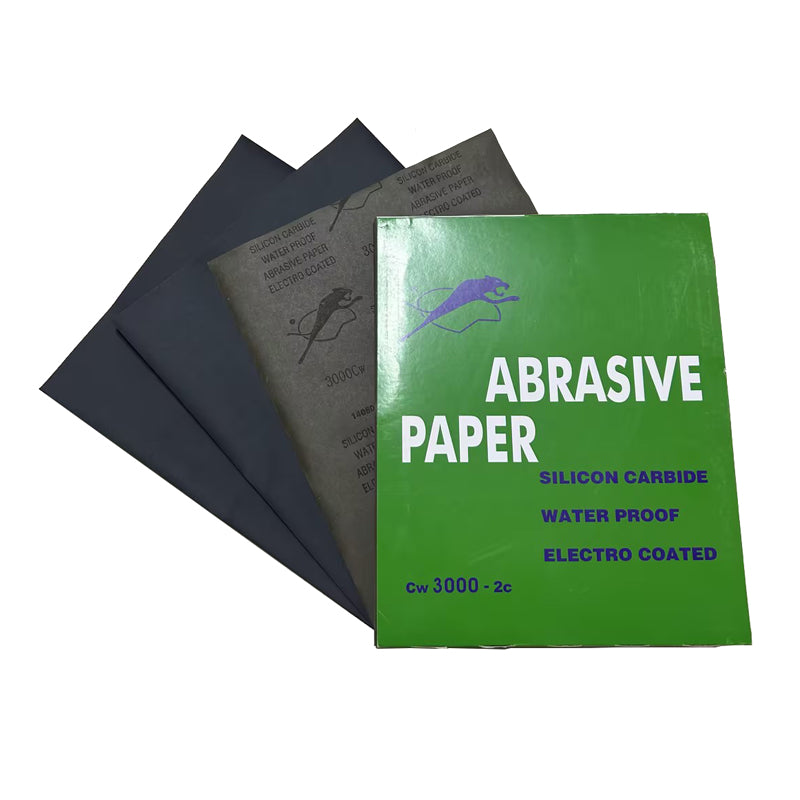 100 sheets Waterproof Abrasive Sandpaper Silicon Carbide P60-P3000 San ...