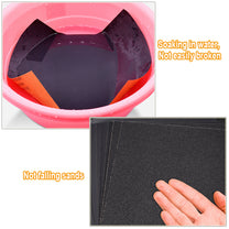 100 sheets Waterproof Abrasive Sandpaper Silicon Carbide P60-P3000 San ...